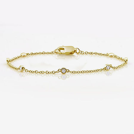 Click here for 10K Gold 7 1/2 Inch Solid Link Bracelet  One Size prices