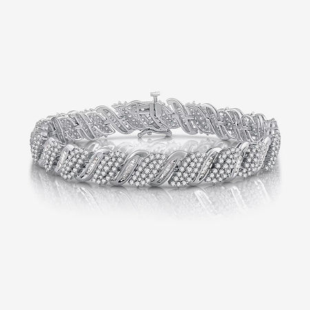 Click here for 5 CT. T.W. Natural Diamond 10K White Gold Tennis B... prices