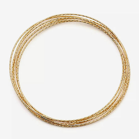 Click here for Made in Italy Womens 10K Gold Over Silver Bangle B... prices