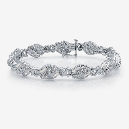 Click here for 1 CT.T.W. Natural Diamond Sterling SIlver Heart Te... prices