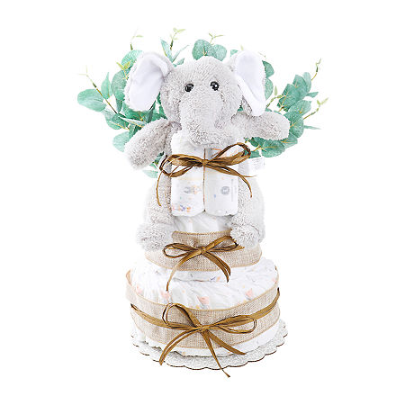 Click here for Alder Creek Wild About Baby Two Tier Diaper Cake... prices