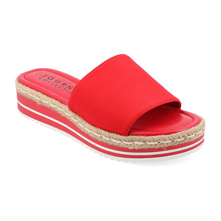 Click here for Journee Collection Womens Rosey Slide Sandals  6 W... prices