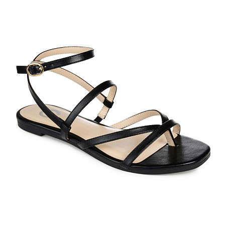 Click here for Journee Collection Womens Serissa Strappy Flat San... prices