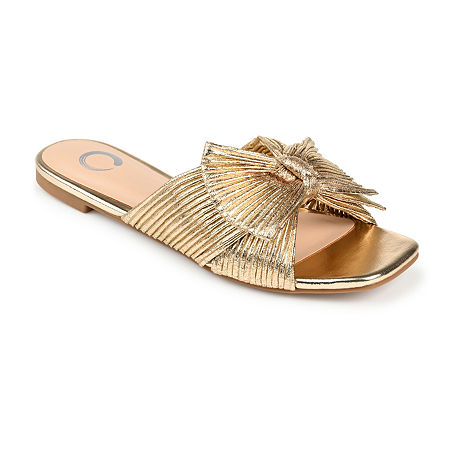 Click here for Journee Collection Womens Serlina Bow Flat Sandals... prices