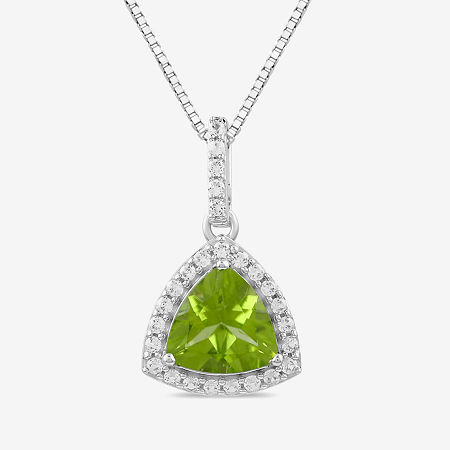 Click here for Womens Genuine Green Peridot Sterling Silver 18 In... prices