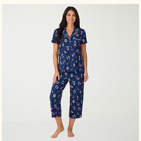 Click here for Cuddl Duds Womens V-Neck Short Sleeve 2-pc. Pajama... prices