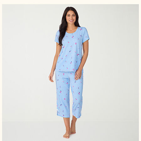 Click here for Cuddl Duds Womens Short Sleeve 2-pc. Pajama Sets... prices