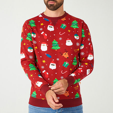 Click here for OppoSuits Mens Christmas Sweater - Festivity Red prices