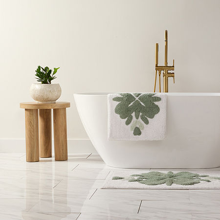 Click here for Casual Comfort Flower Bathtub Mat  One Size  Green prices