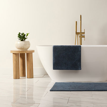 Click here for Casual Comfort Solid Reversible Cotton Bath Mat  O... prices