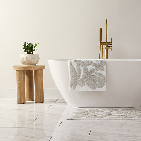 Click here for Casual Comfort Floral Bathtub Mat  One Size  Gray prices