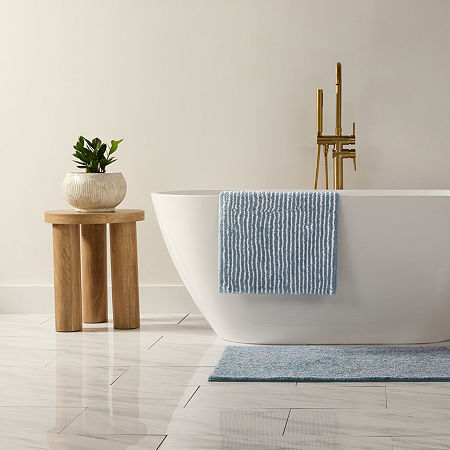 Click here for Casual Comfort Pinstripe Bathtub Mat  One Size  Bl... prices