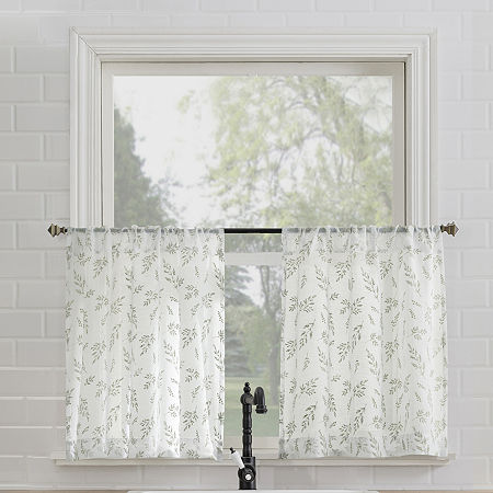 Click here for No 918 Rosemary 2-pc. Rod Pocket Window Tier  One... prices