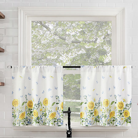 Click here for No 918 Spring Meadow 2-pc. Rod Pocket Window Tier... prices