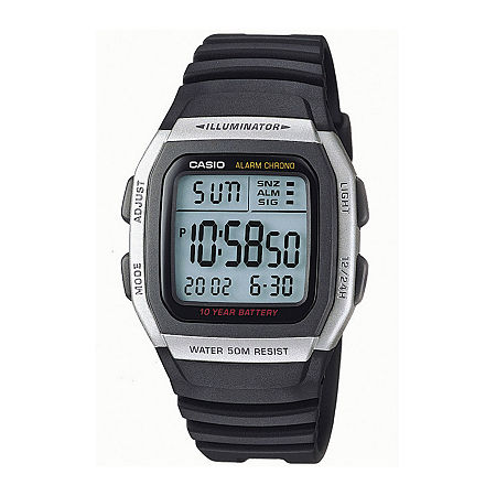 Click here for Casio Mens Square Black Resin Strap Digital Sport... prices