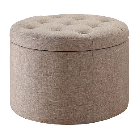 Click here for Convenience Concepts 22 Faux Linen Round Shoe Stor... prices