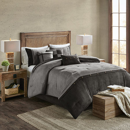 Madison Park Boone Microsuede 7 Pc. Comforter Sets