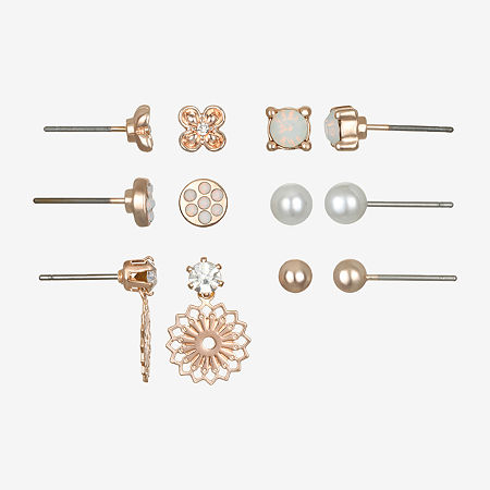 Click here for Bijoux Bar Womens 6 Pair Earring Set  One Size  Mu... prices