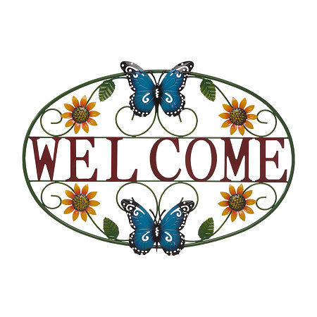 Click here for Glitzhome Outdoor Butterfly Solid Metal Wall Art... prices