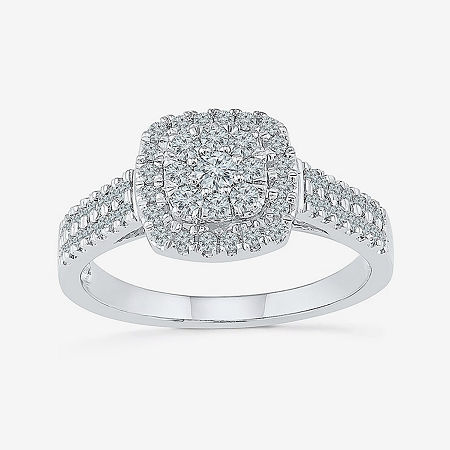 Click here for Womens 1/2 CT. T.W. Natural White Diamond 10K Whit... prices