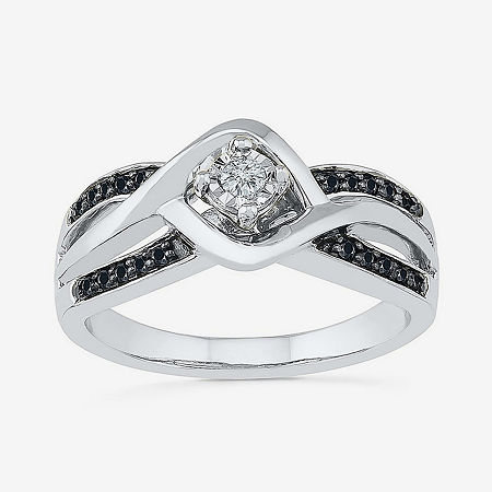 Click here for Promise My Love Womens 1/8 CT. T.W. Natural Black... prices