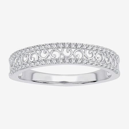 Click here for Womens 1/5 CT. Natural White Diamond 10K White Gol... prices