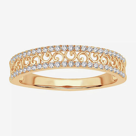 Click here for Womens 1/5 CT. Natural White Diamond 10K Gold Anni... prices