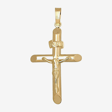 Click here for 14K Gold Crucifix Pendant  One Size prices