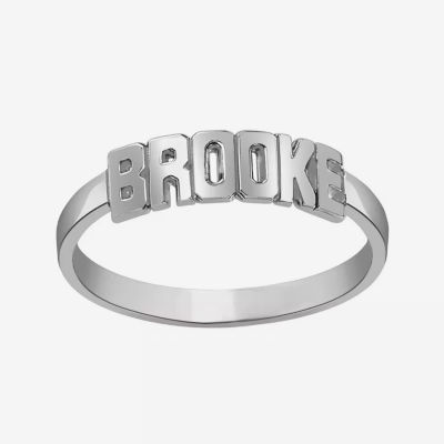 Personalized Block Name Ring-JCPenney
