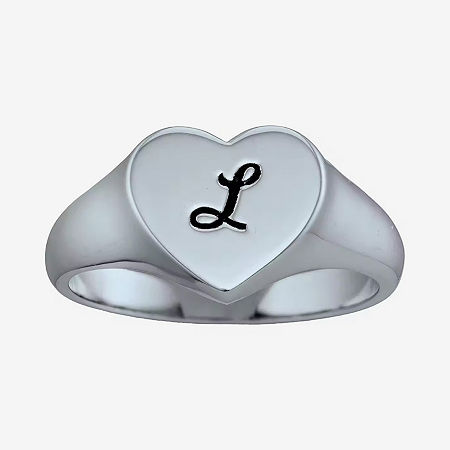 Click here for Personalized Initial Heart Ring  6  White prices