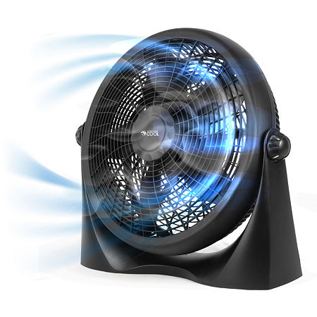 Commercial Cool Floor Fan for Home  Garage  Bedroom  or Office  Cooling Fan for Floor with 3 Fan Settings  Quiet Floor Fan with Adjustable Tilt Angle