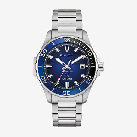 Click here for Bulova Mens Marine Star Series B Automatic Silver-... prices