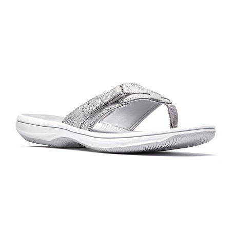 Click here for Clarks Cloudsteppers Womens Breeze Sea Flip-Flops... prices