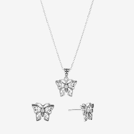 Click here for Butterfly Womens Sterling Silver Butterfly 3-pc. J... prices