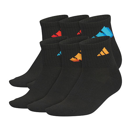 Click here for adidas Superlite Boys 6 Pair Quarter Ankle Socks... prices