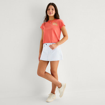 Click here for Arizona Womens Juniors Low Rise Stretch Fabric Den... prices