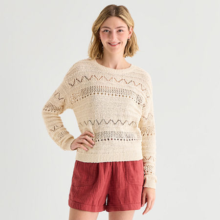 Click here for a.n.a Womens Crew Neck Long Sleeve Pullover Sweate... prices