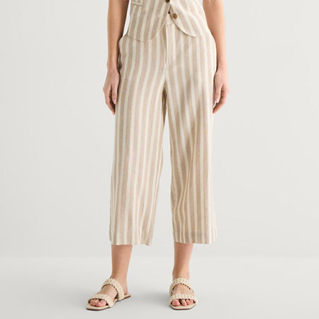 Click here for a.n.a Womens Wide Leg High Rise Cropped Pant  Medi... prices