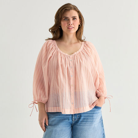 Click here for a.n.a Womens Plus Boat Neck 3/4 Sleeve Blouse  2x... prices