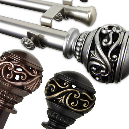 Click here for Rod Desyne Isabella Double Curtain Rod  One Size... prices