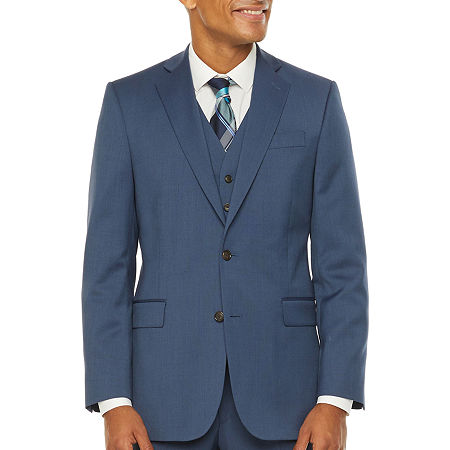 Click here for Stafford Super Mens Blue Birdseye Big & Tall Suit... prices