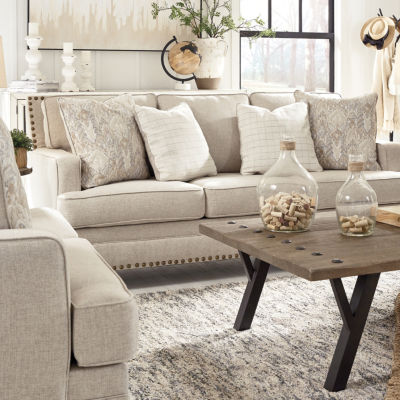 Nailhead Trim Sofa Ashley | Baci Living Room