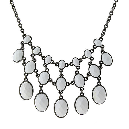 Click here for 1928 Black Tone 16 Inch Link Collar Necklace  One... prices