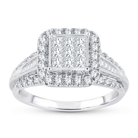 Click here for Womens 1 CT. T.W. Natural White Diamond 10K White... prices