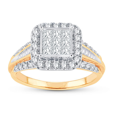 Click here for Womens 1 CT. T.W. Natural White Diamond 10K Gold C... prices