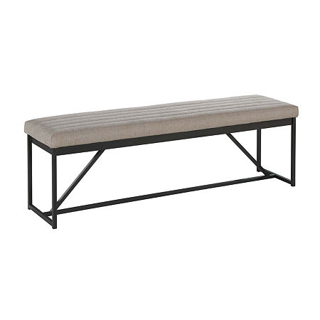 Click here for Uptown Dining Collection Upholstered Bench  One Si... prices