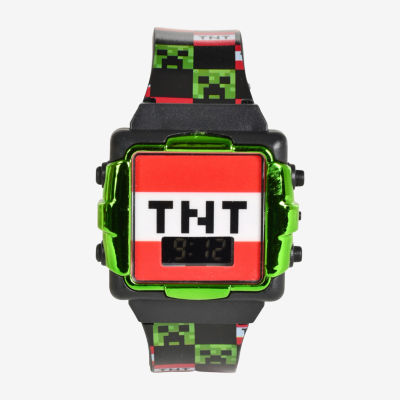 Minecraft Boys Digital Multicolor Strap Watch Min4068jc - JCPenney