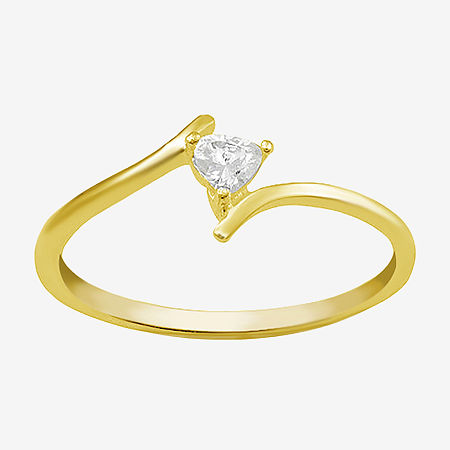 Click here for Itsy Bitsy Womens Cubic Zirconia 14K Gold Over Sil... prices
