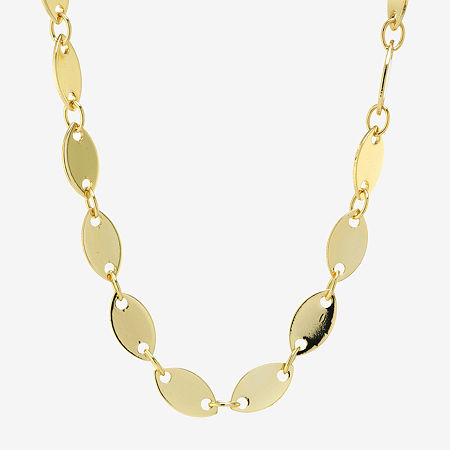 Click here for Silver Reflections 24K Gold Over Brass 16 Inch Lin... prices