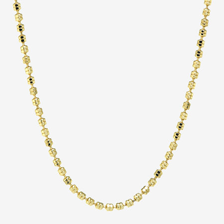 Click here for Silver Reflections 24K Gold Over Brass 18 Inch Bea... prices